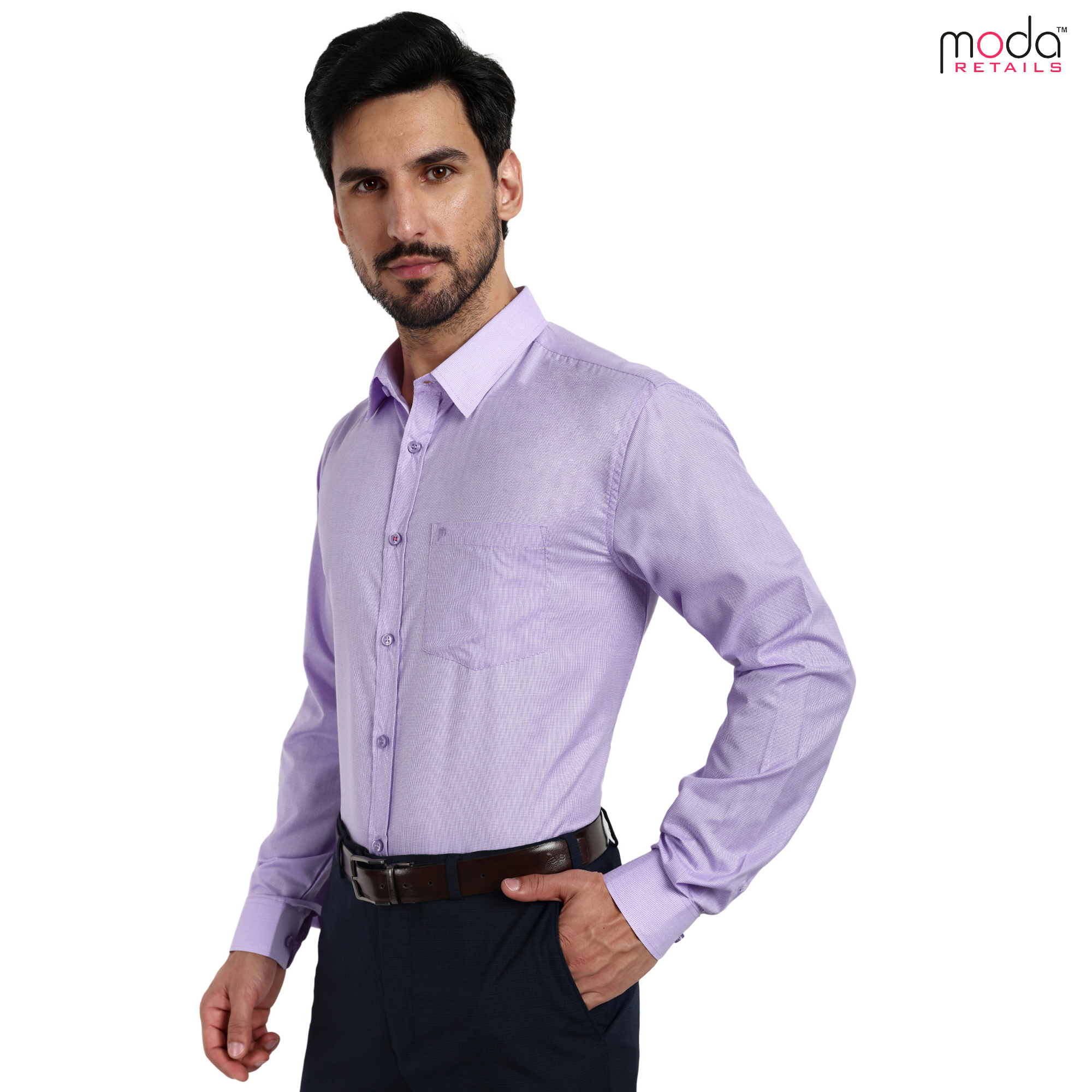 Pin Check Cotton Mix Shirt – Moda Retails